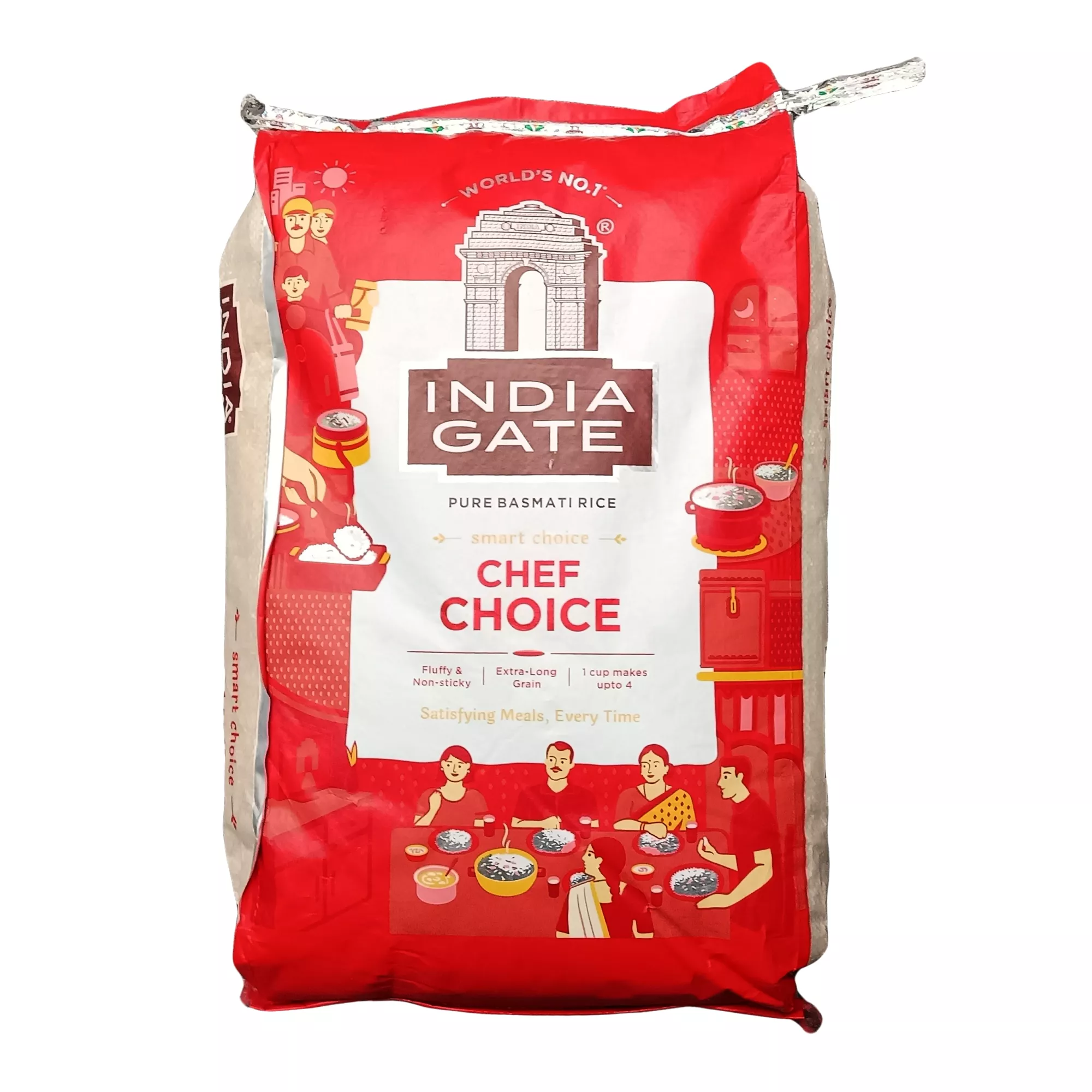 Arroz basmati Pure Basmati Rice Chef Choice India Gate 20kg