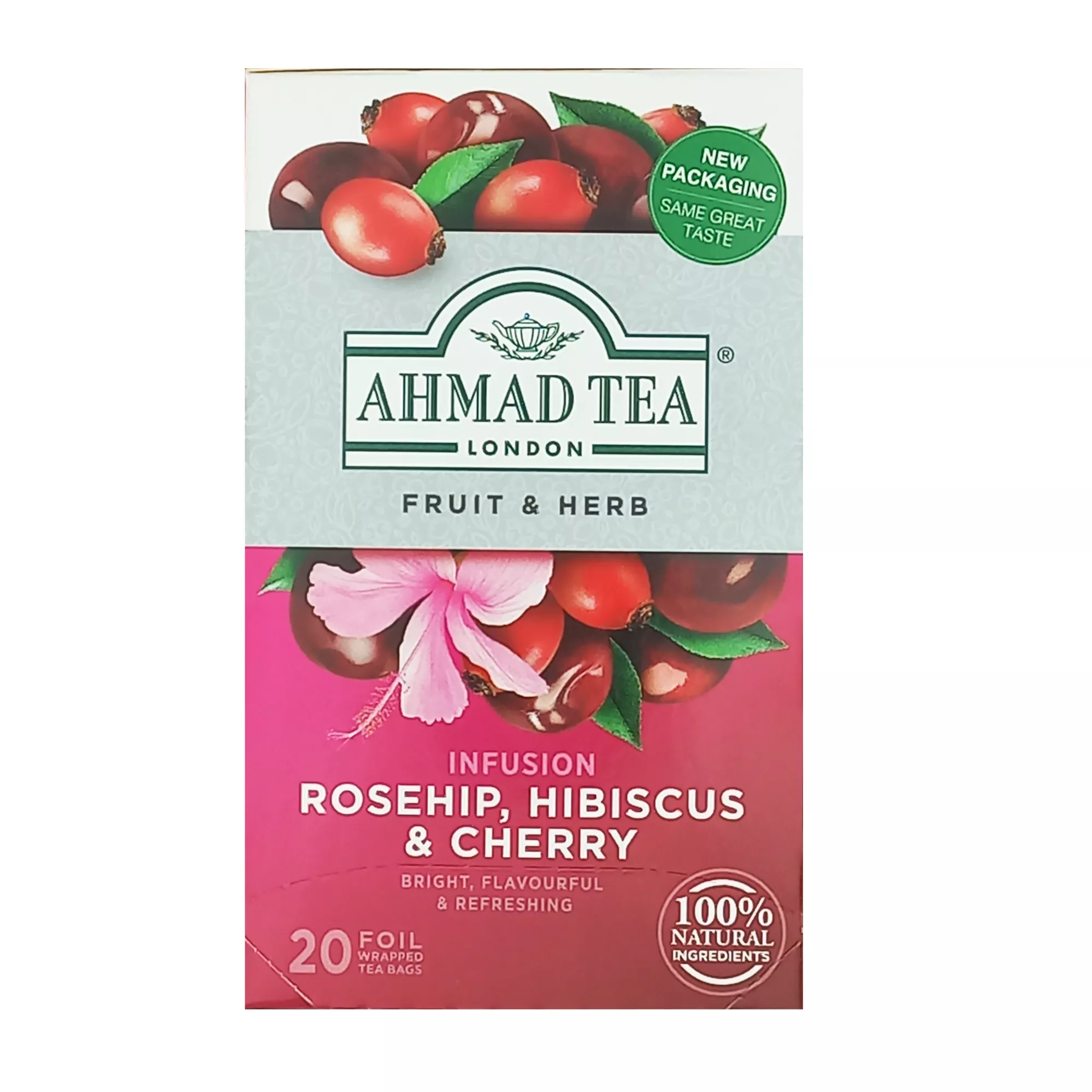Rosehip, Hibiscus & Cherry Ahmad Tea 40g