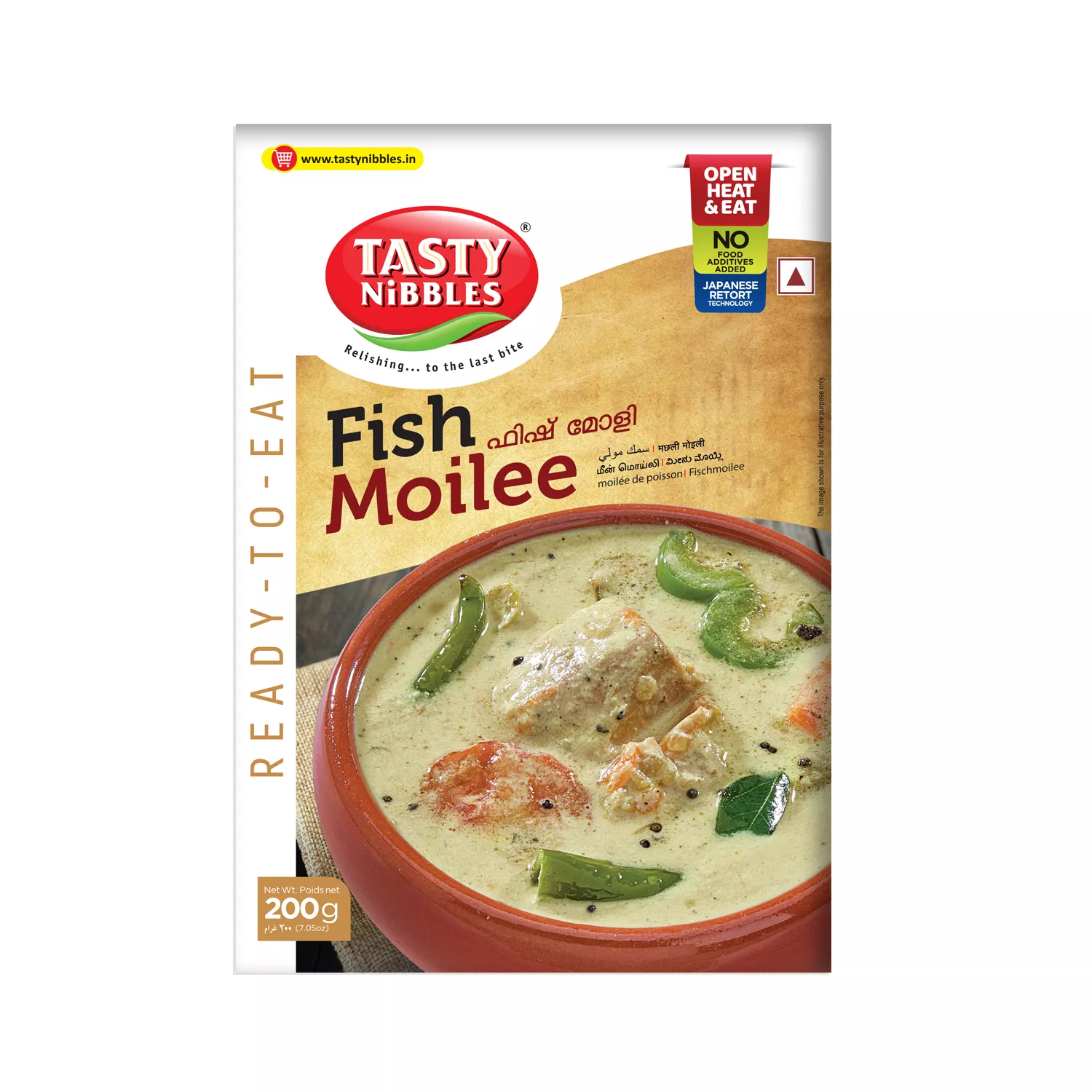 Ready Meal Fish Moilee Tasty Nibbles 200g