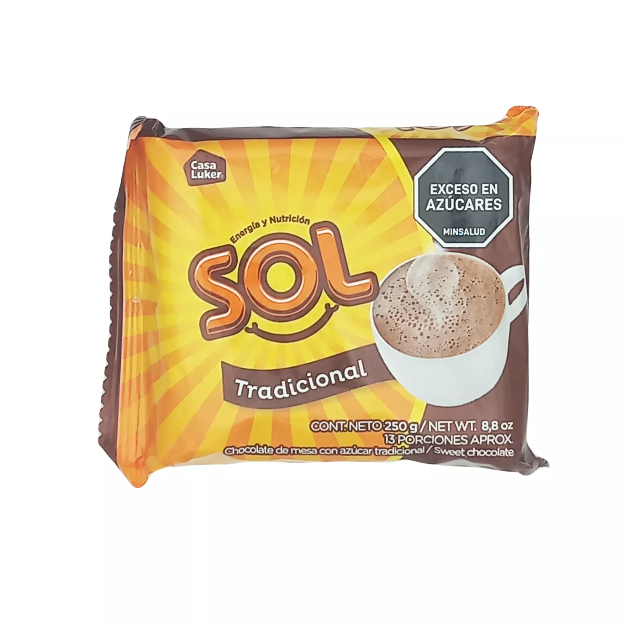 Hot Chocolate Traditional Chocolate Sol Casa Luker 250g