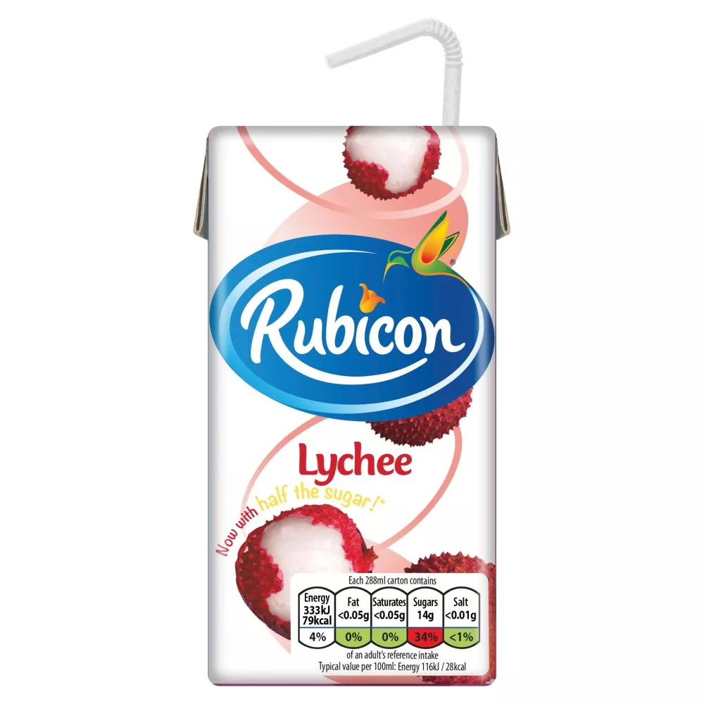 Lychee drink, Rubicon 27 X 288 ml