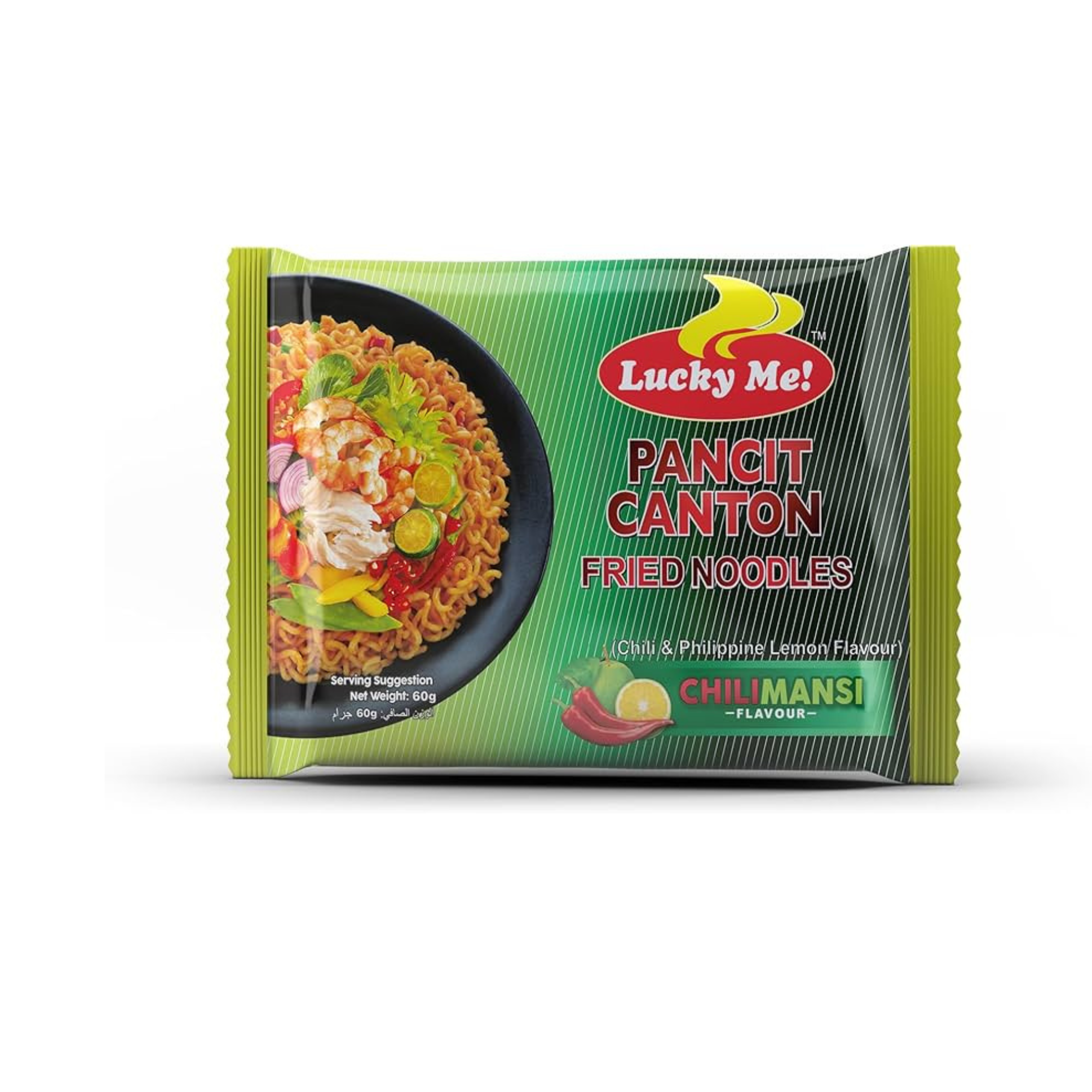 Fried Noodles Pancit Canton Chillimansi Lucky Me 60g