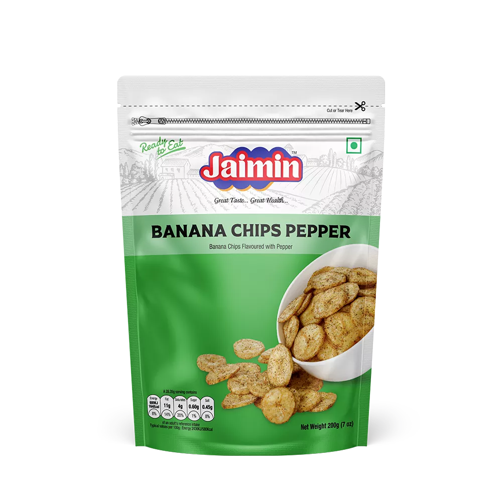 Banana Chips Snack Pepper Jaimin 175g