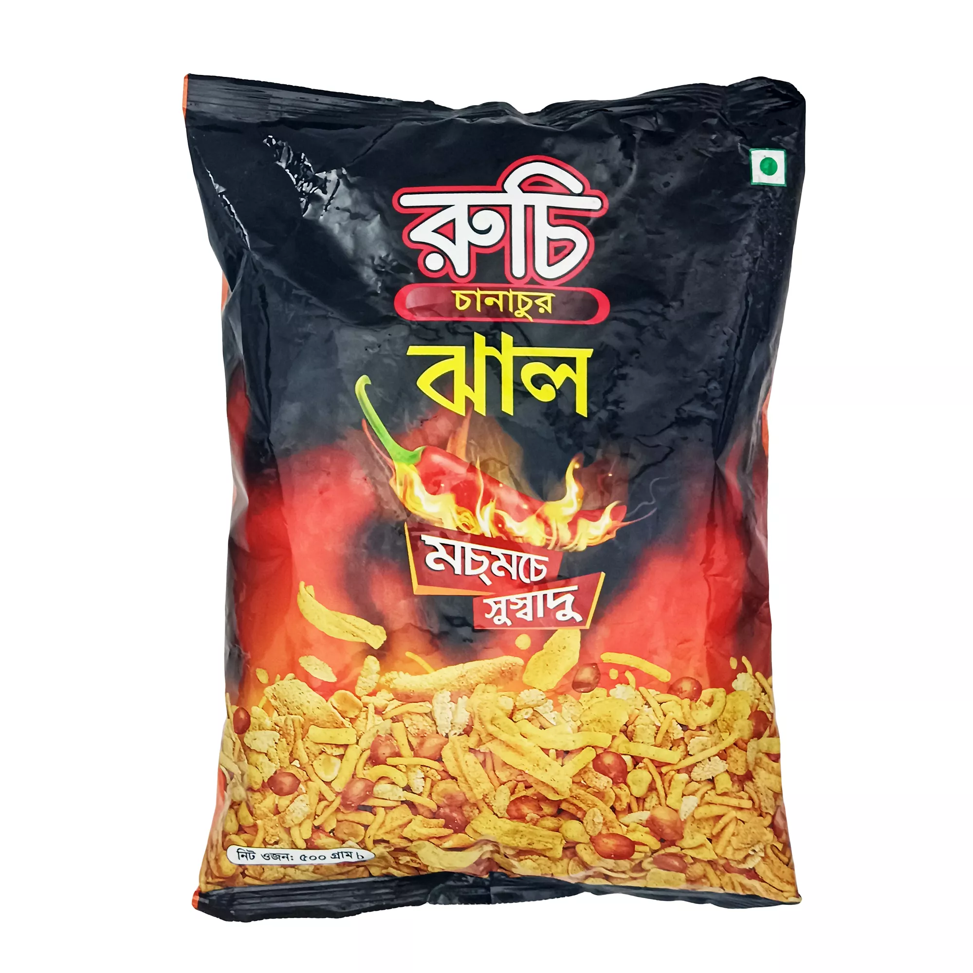 Indian Very Spicy Snack Ruchi Jhal Chanachur 500g