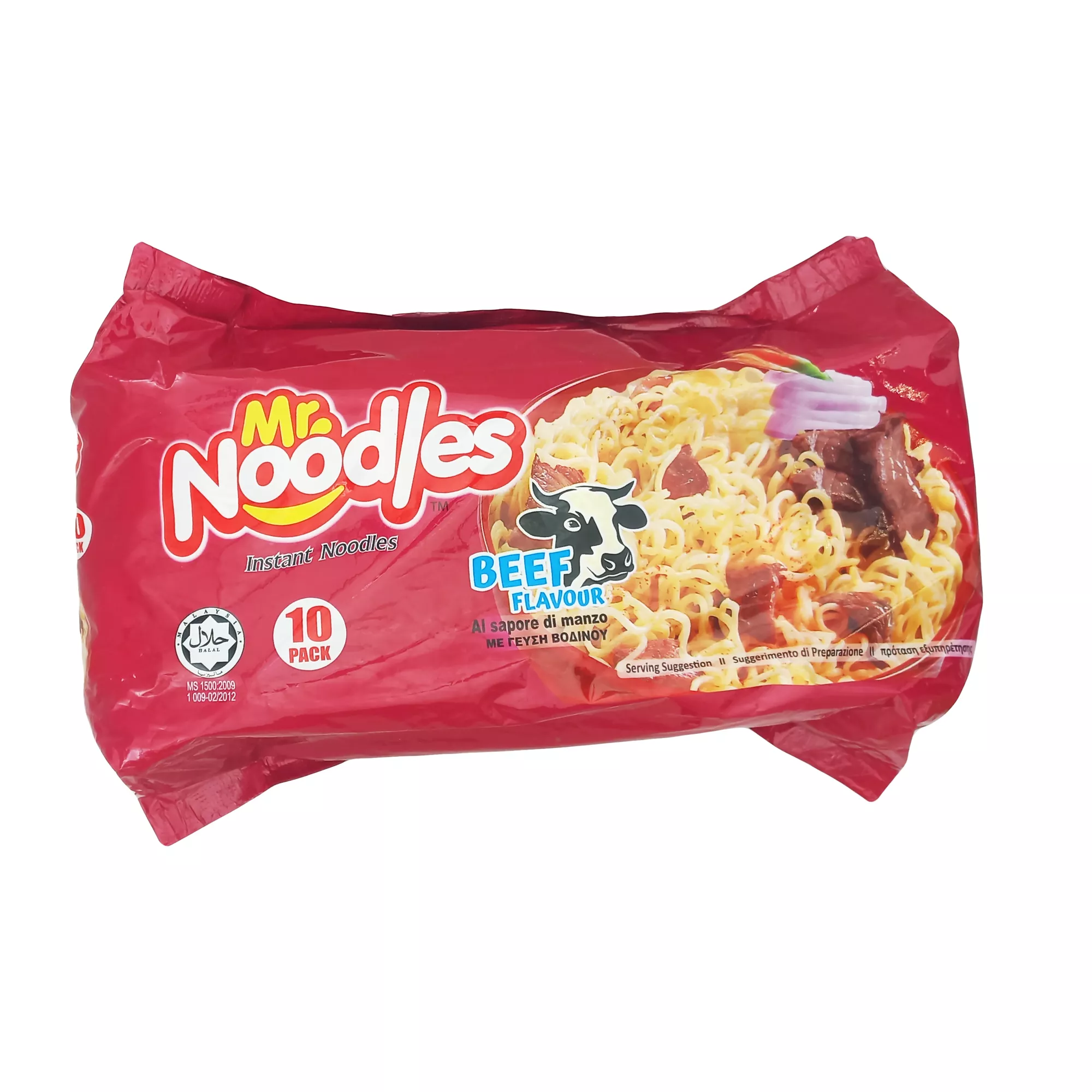 Instant Beef Flavored Noodles Mr. Noodles Pran 10 Pieces