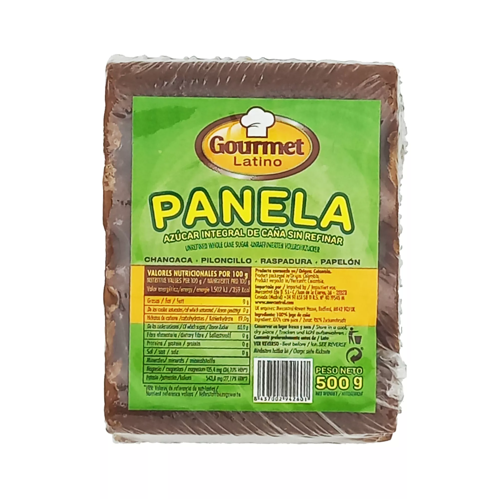 Sugar Block Panela Gourmet Latino 500g